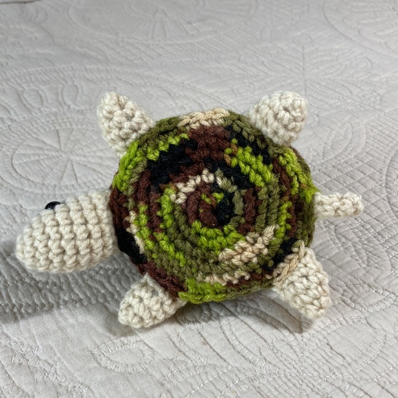 Hand Crafted | Toys | Hand Crafted Crochet Turtle Stuffed Animal Toy 7 ...